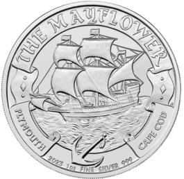 The Royal Mint - The Mayflower 1/4oz Gold Bullion Coin